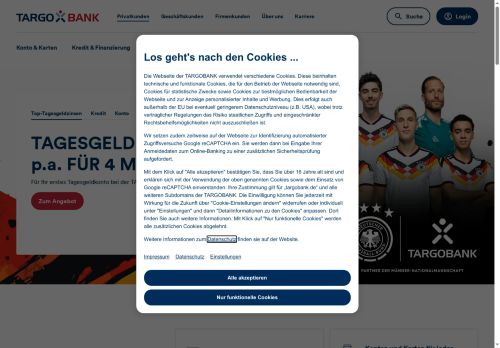 Online Banking für das TARGOBANK Girokonto – App nutzen